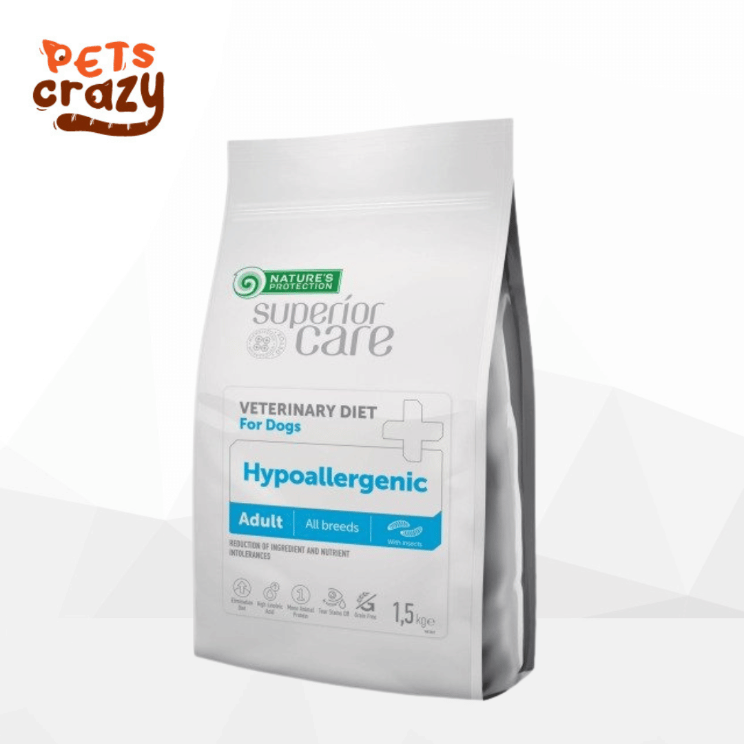 Superior Care Vet Hypoallergenic Insect Adult for All Breed Adult Dog ...
