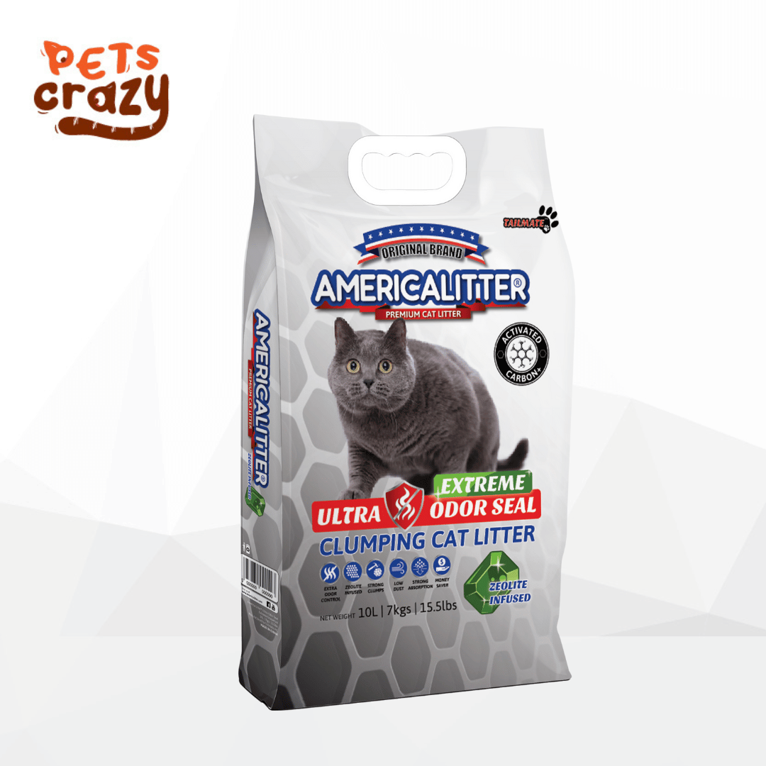 AmericaLitter Extreme Ultra Odor Seal Unscented Cat Litter (10L / 7kg ...
